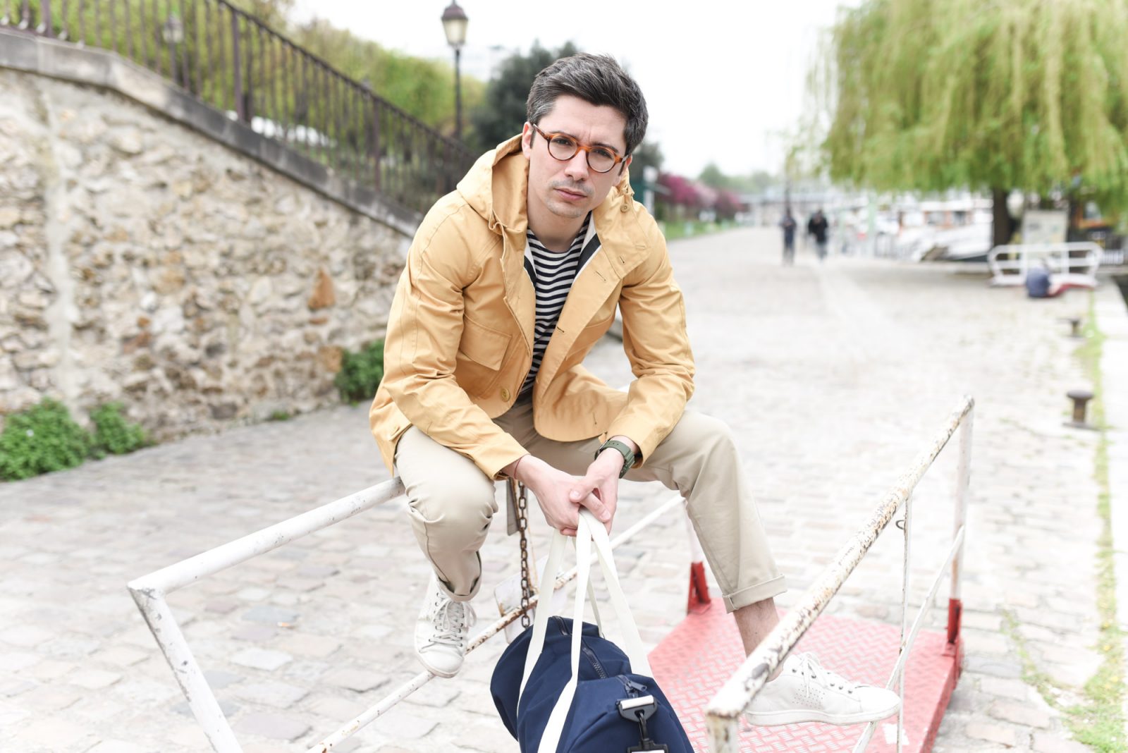 Look marinière homme | Paris sous les eaux