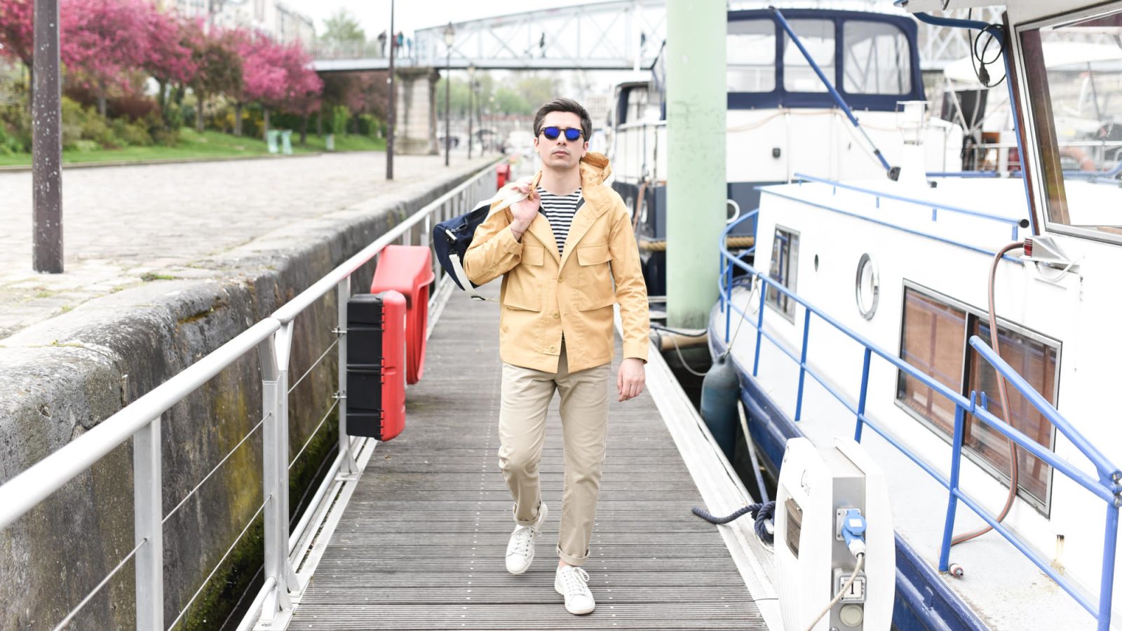 Look marinière homme | Paris sous les eaux