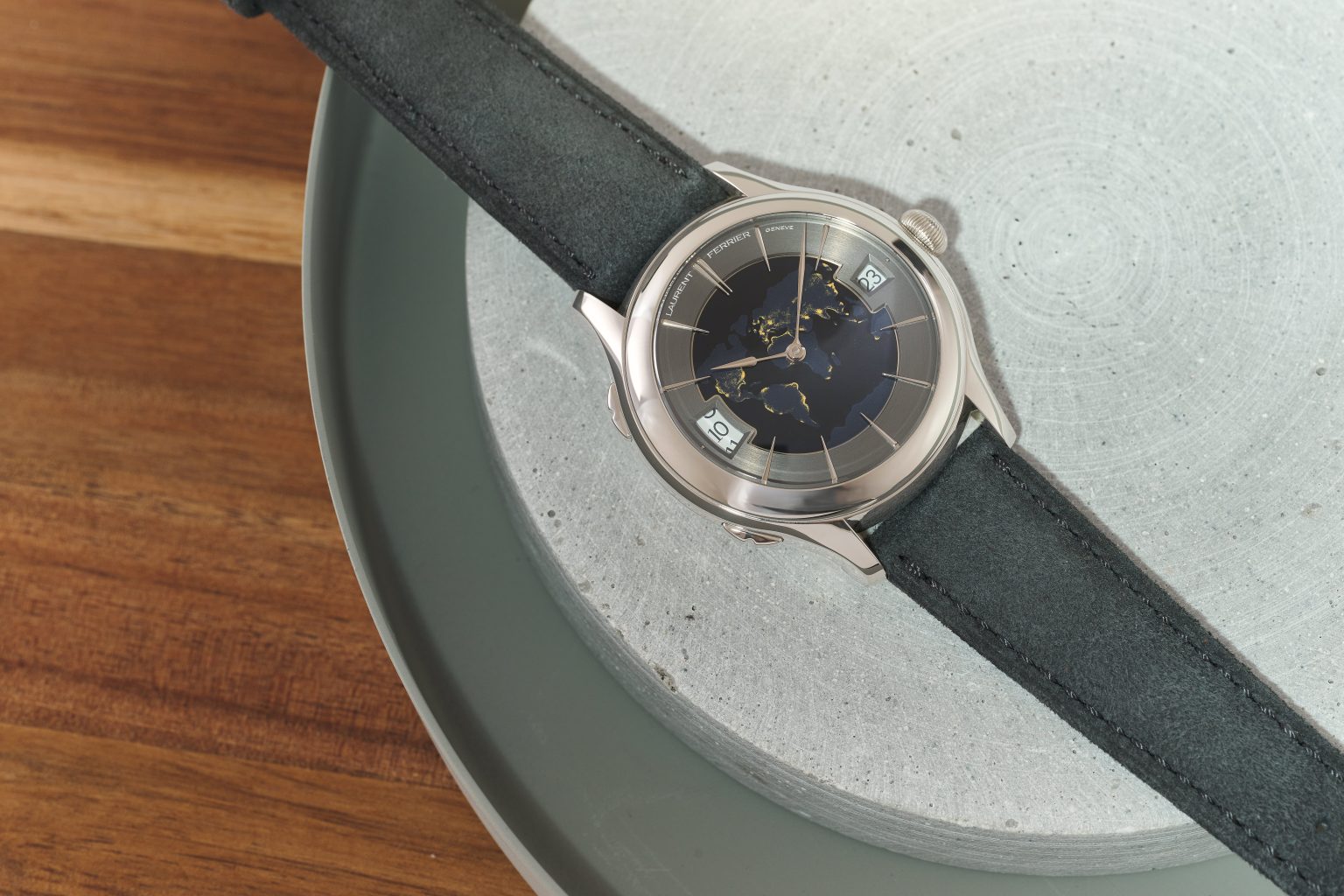 Laurent Ferrier Blue Traveller Globe World 2025